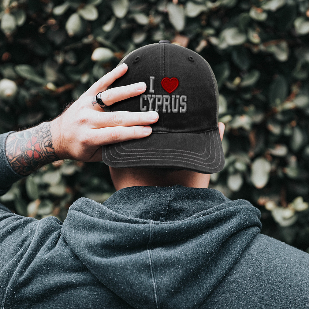 Richardson Trucker Mesh Hat I Love Cyprus I Love Cotton Dad Hats for ...