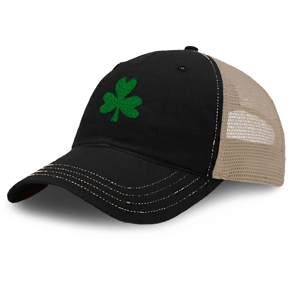 Richardson Trucker Hat Shamrock St Patrick's Day Cotton Snapback ...
